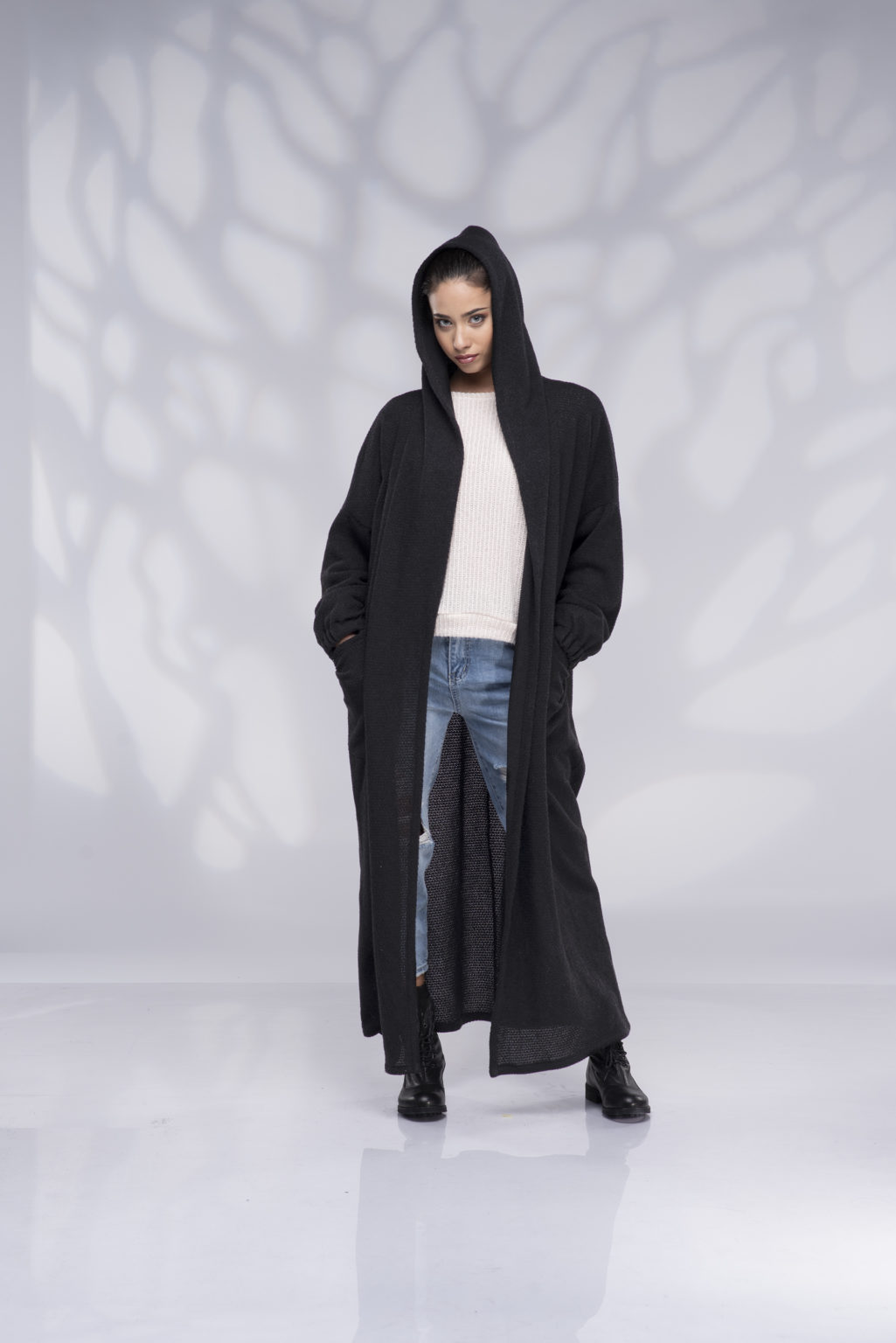 Long Hooded Cardigan - ALLSEAMS