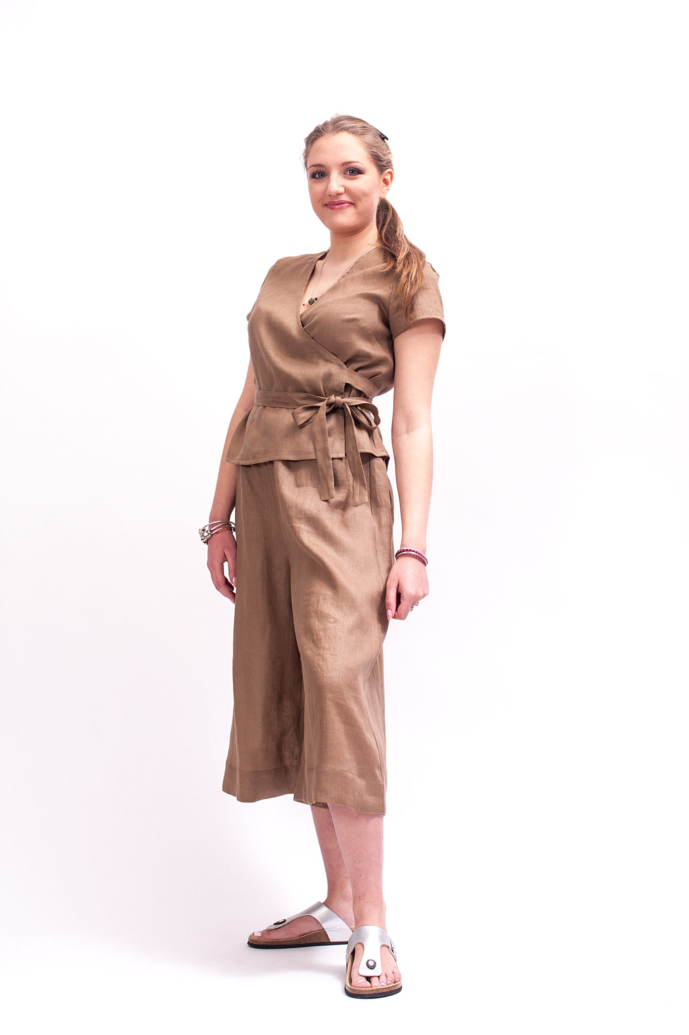 Midi Linen Pants - ALLSEAMS